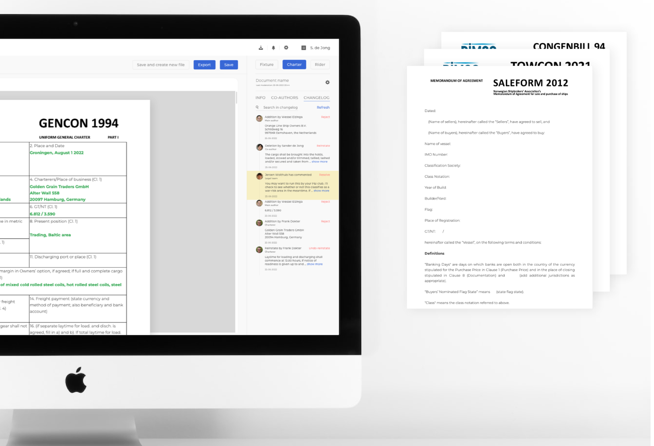 Unafix - a Charter Party Editor Plus - Unafix